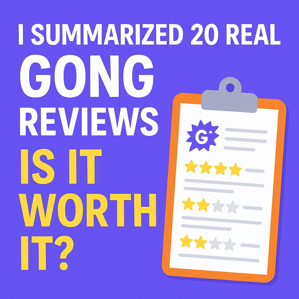 I Summarized 20 Real Gong Reviews – Is It Worth It?